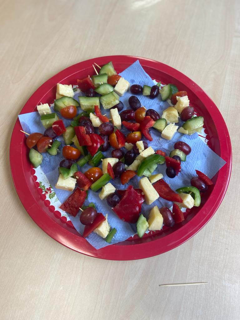 Early Years made Healthy Cheese Cocktail Sticks for all! - St Mark's C ...