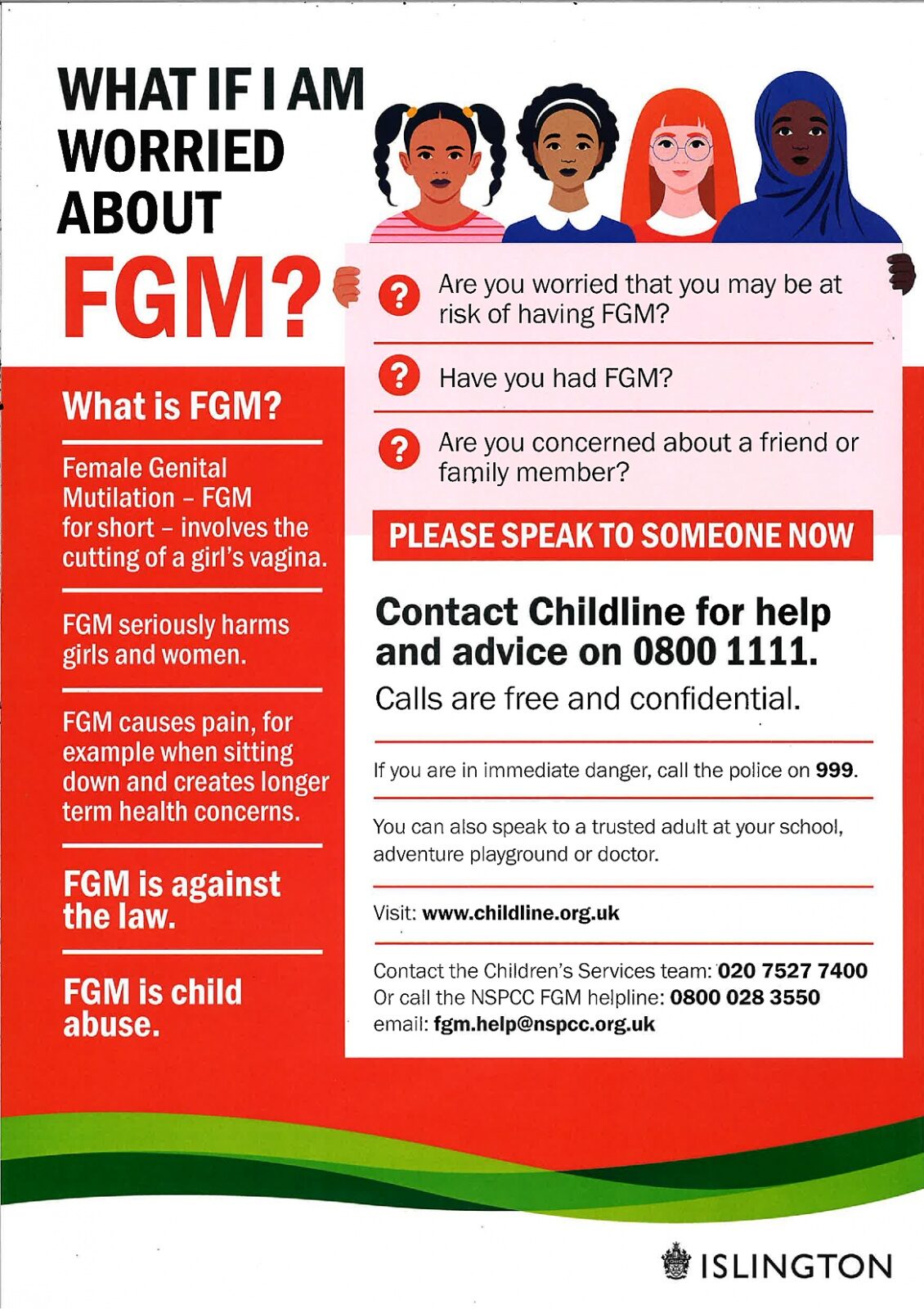 What if I am worried about FGM? - St Mark's C of E Primary School