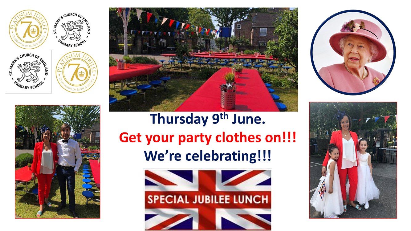 Queen's Jubilee - We're celebrating! - St Mark's C of E Primary School