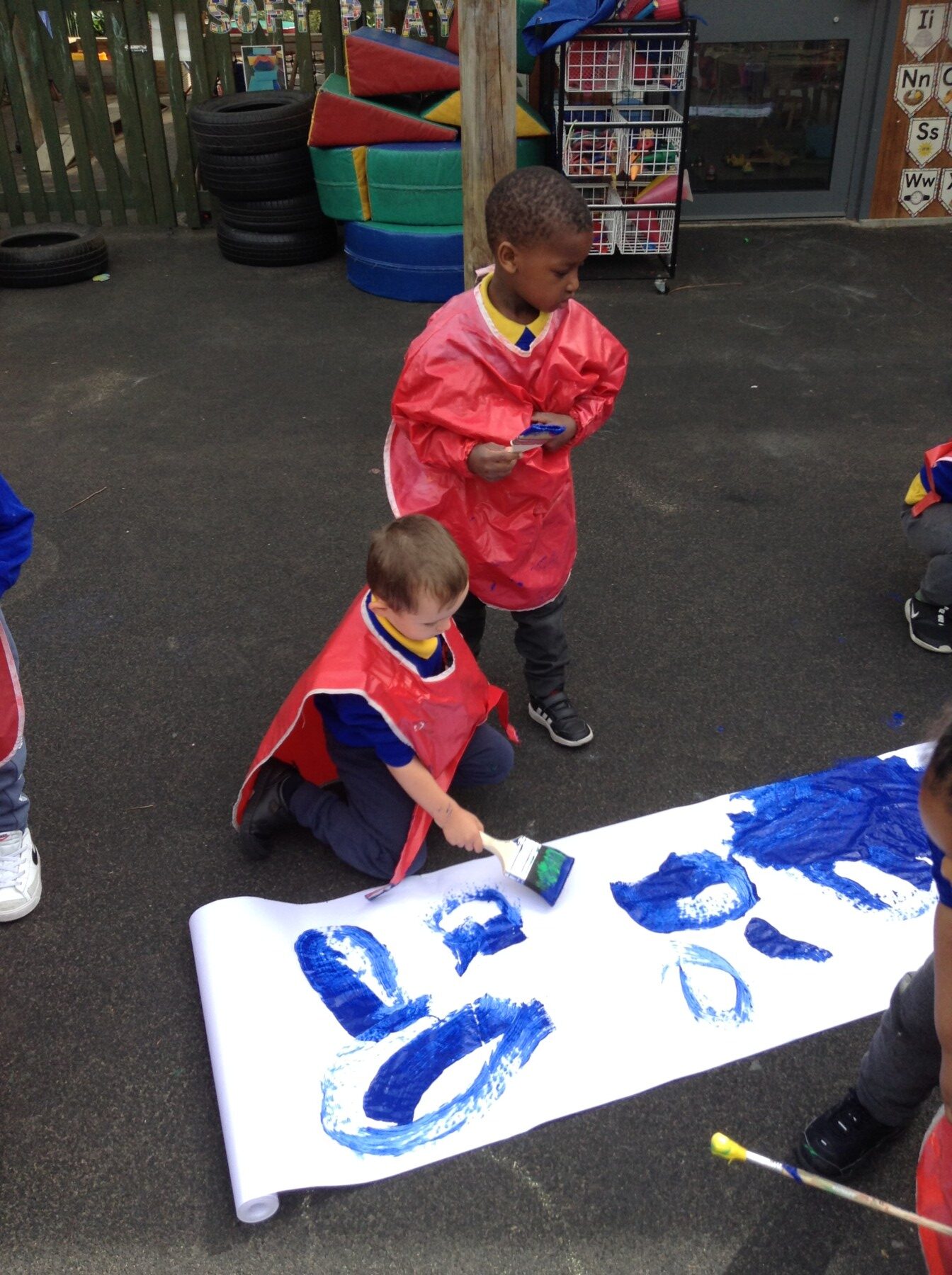 Mark making fun! - St Mark's C of E Primary School