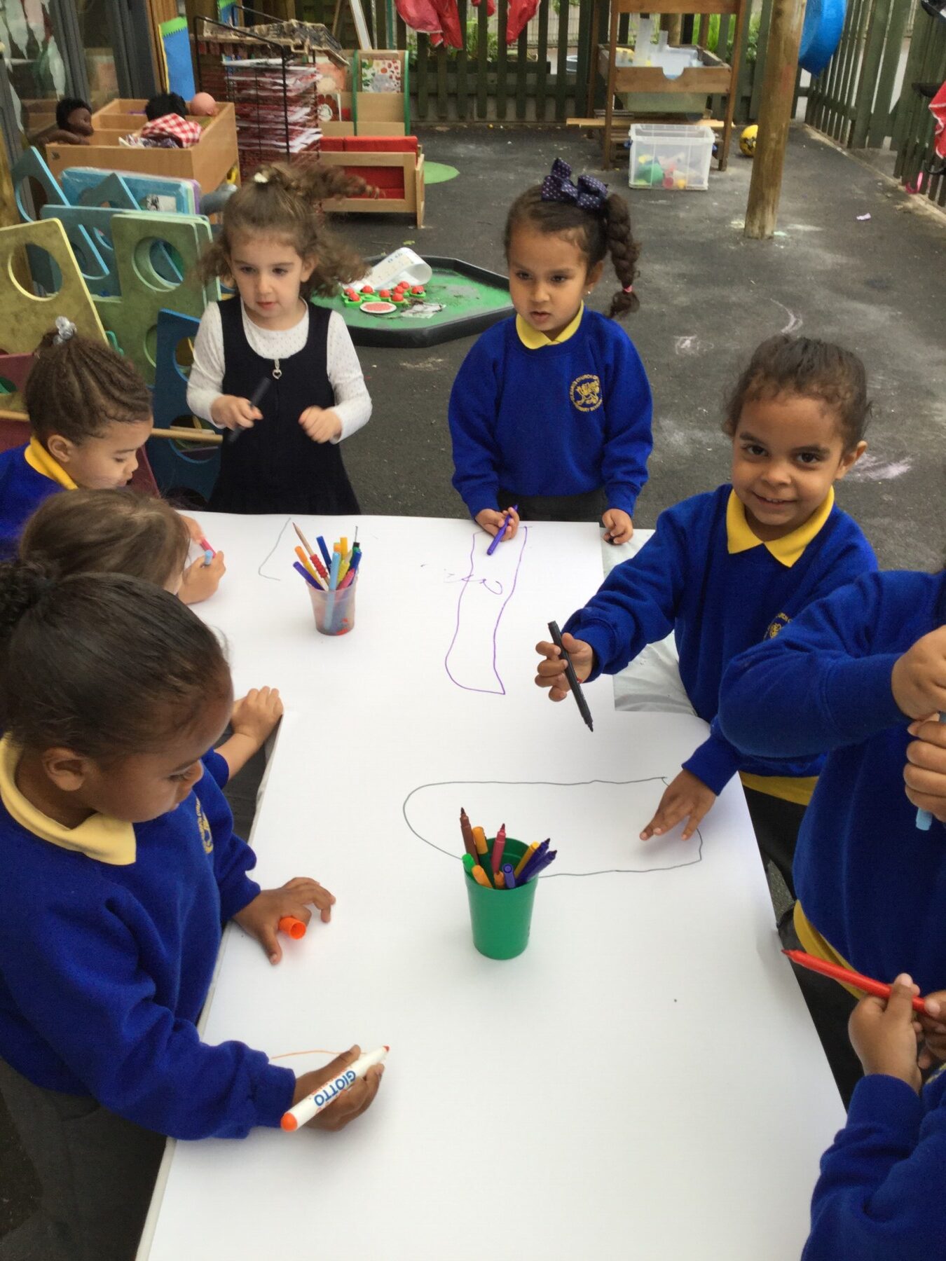 Mark making fun! - St Mark's C of E Primary School