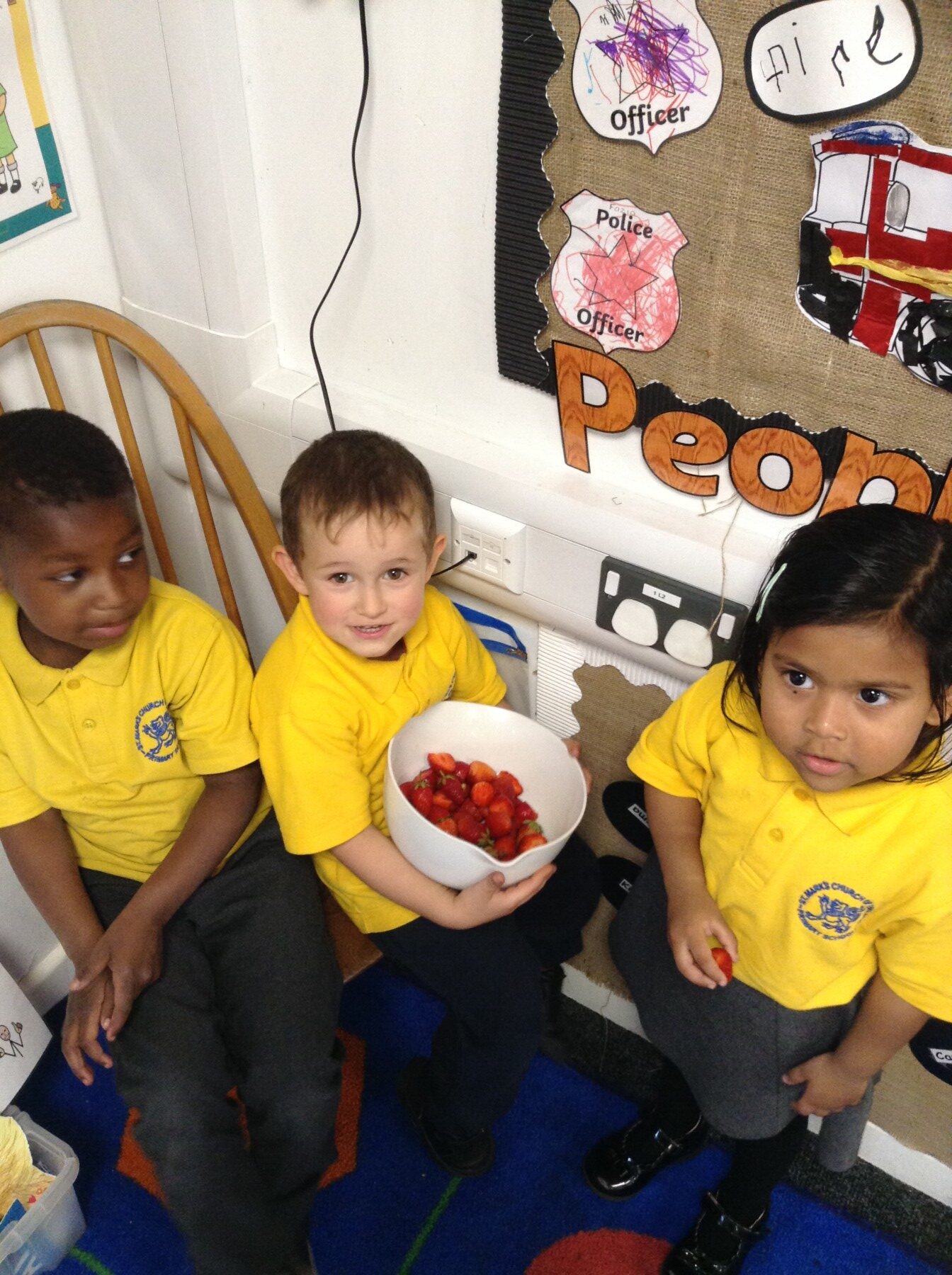 Strawberry picking - St Mark's C of E Primary School