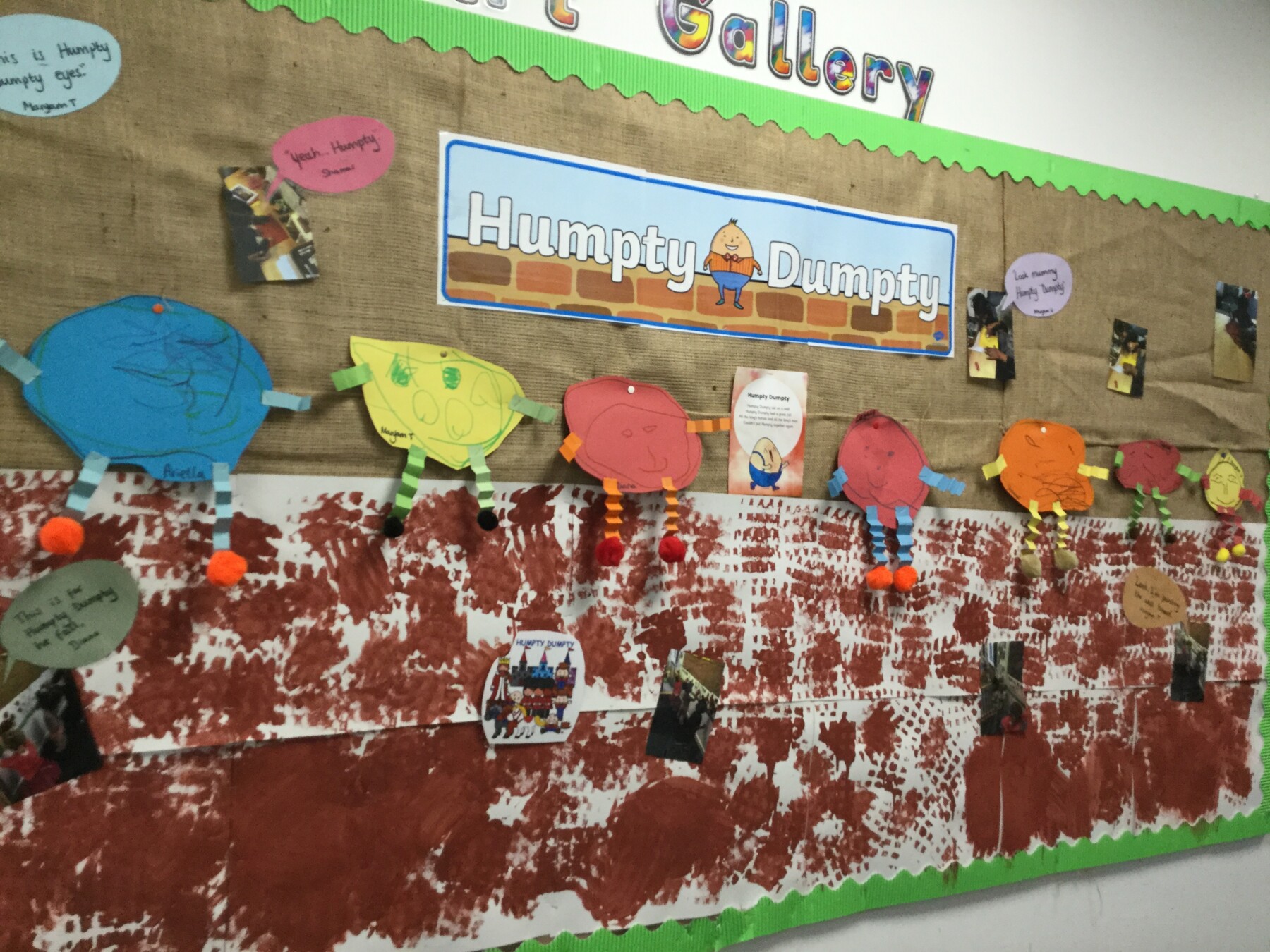 Come In To See Our Humpty Display - St Mark's C of E Primary School