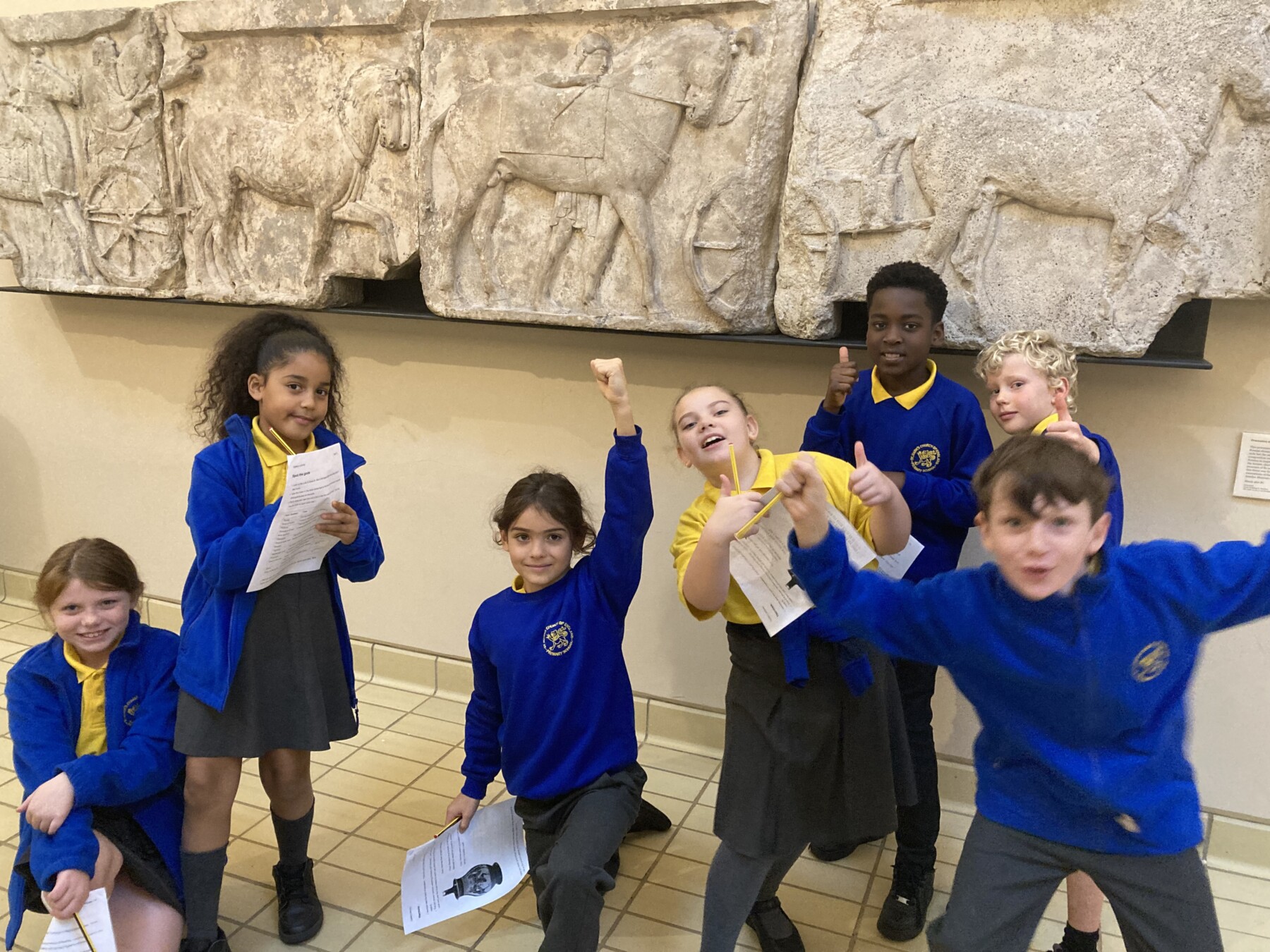 Jet Class trip to the British Museum - St Mark's C of E Primary School