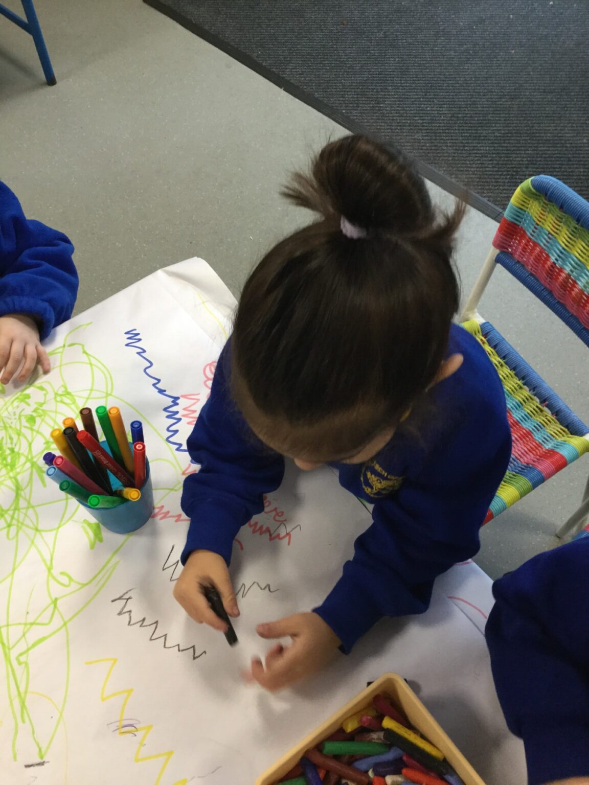 Mark making and pre-writing skills - St Mark's C of E Primary School