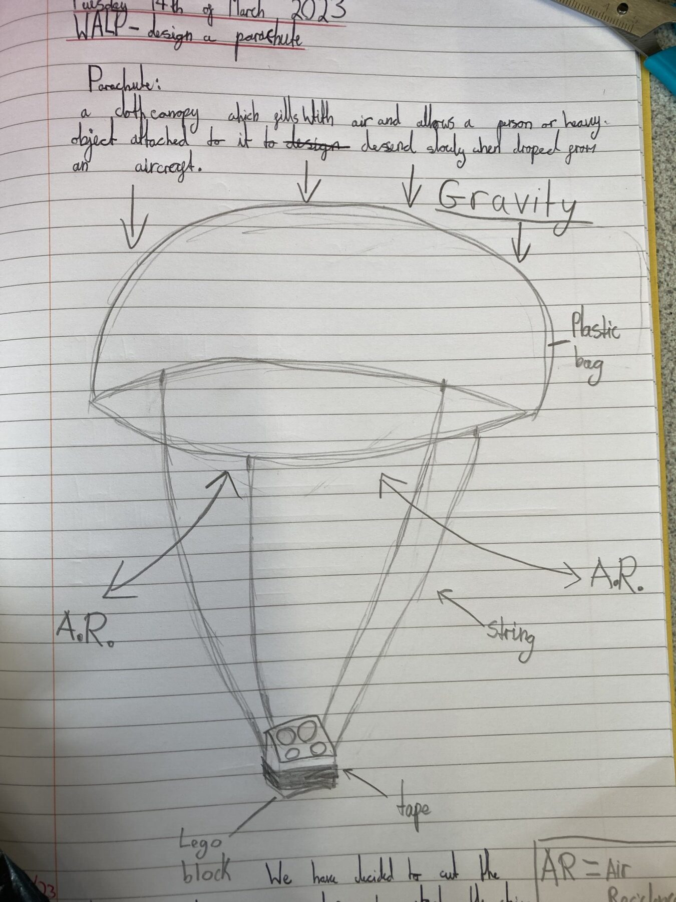 Science Week 2023 - Parachutes - St Mark's C of E Primary School